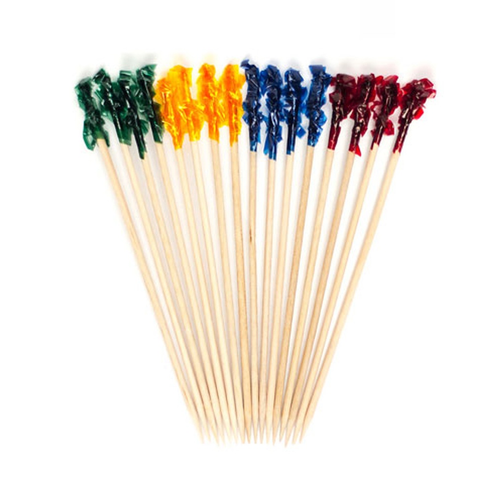 Toothpicks Frilled 3" (Assorted) (10,000/case) | Bar Basics