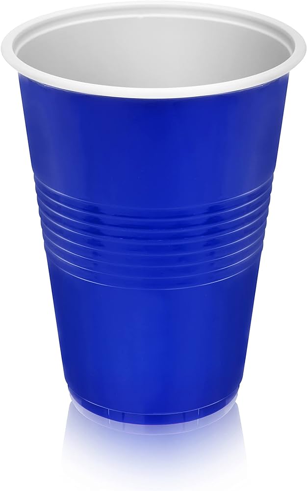 Plastic Solo Cups 16 oz. Blue 50pk | Bar Basics